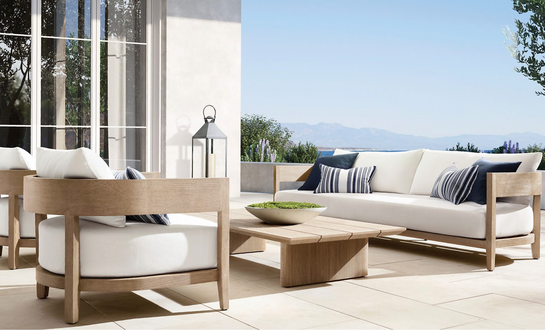 Sophisticated Teak Outdoor Sofa Set | Elegant Hotel Furniture